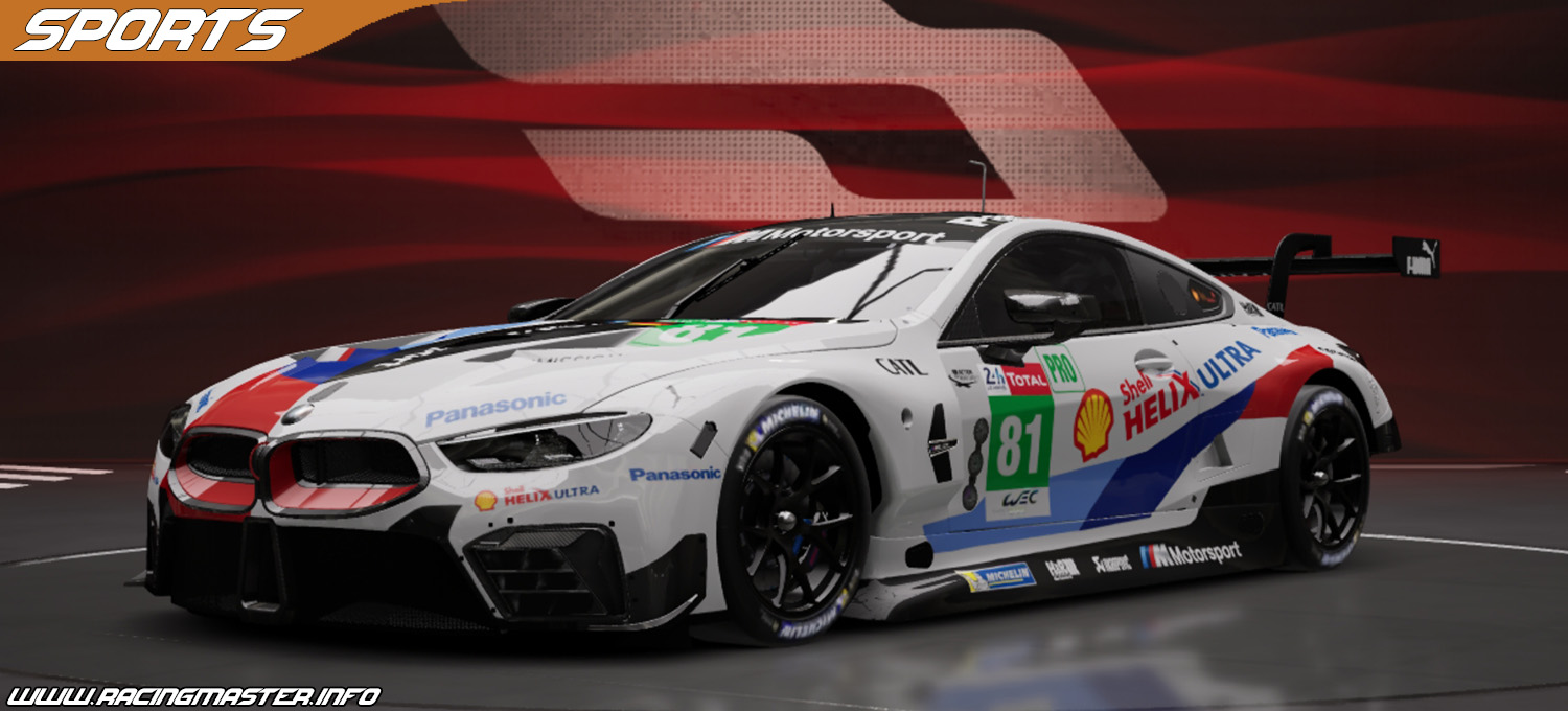 BMW M8 GTE - Racing Master Database