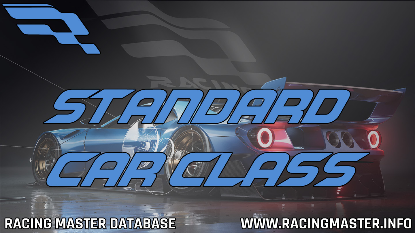Standard Class Cars - Racing Master Database