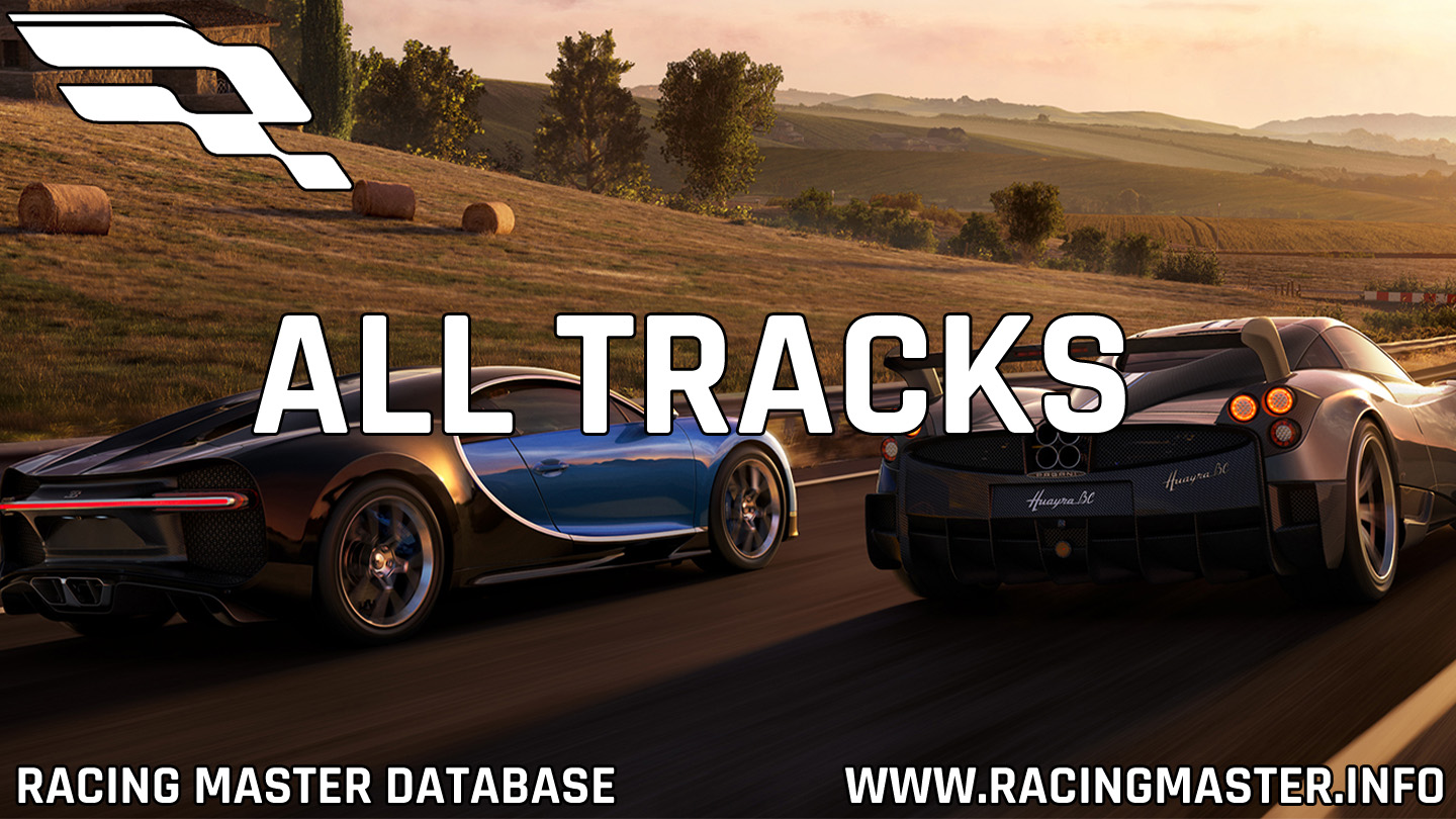 Racing Master Tracks List - Racing Master Database